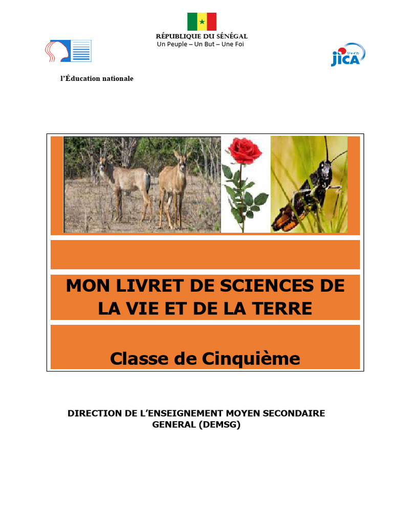 Livret de SVT pour la Classe de Cinquième | PDF | la pollution ...