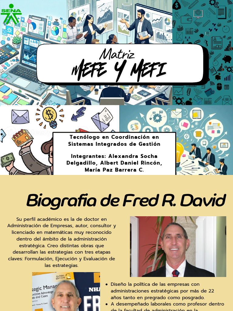 Análisis Estratégico: Matrices MEFE y MEFI | PDF | Marketing | Business