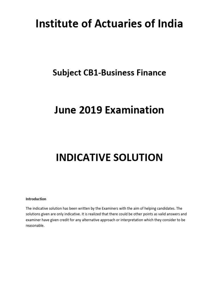 S - CB1 Solutions May 2019 | PDF | Corporate Social Responsibility ...