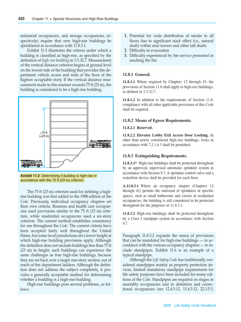 Pages From NFPA 101 Handbook-Life Safety Code | PDF | Fire Sprinkler System