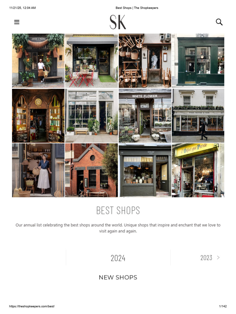 Best Shops _ the Shopkeepers | PDF