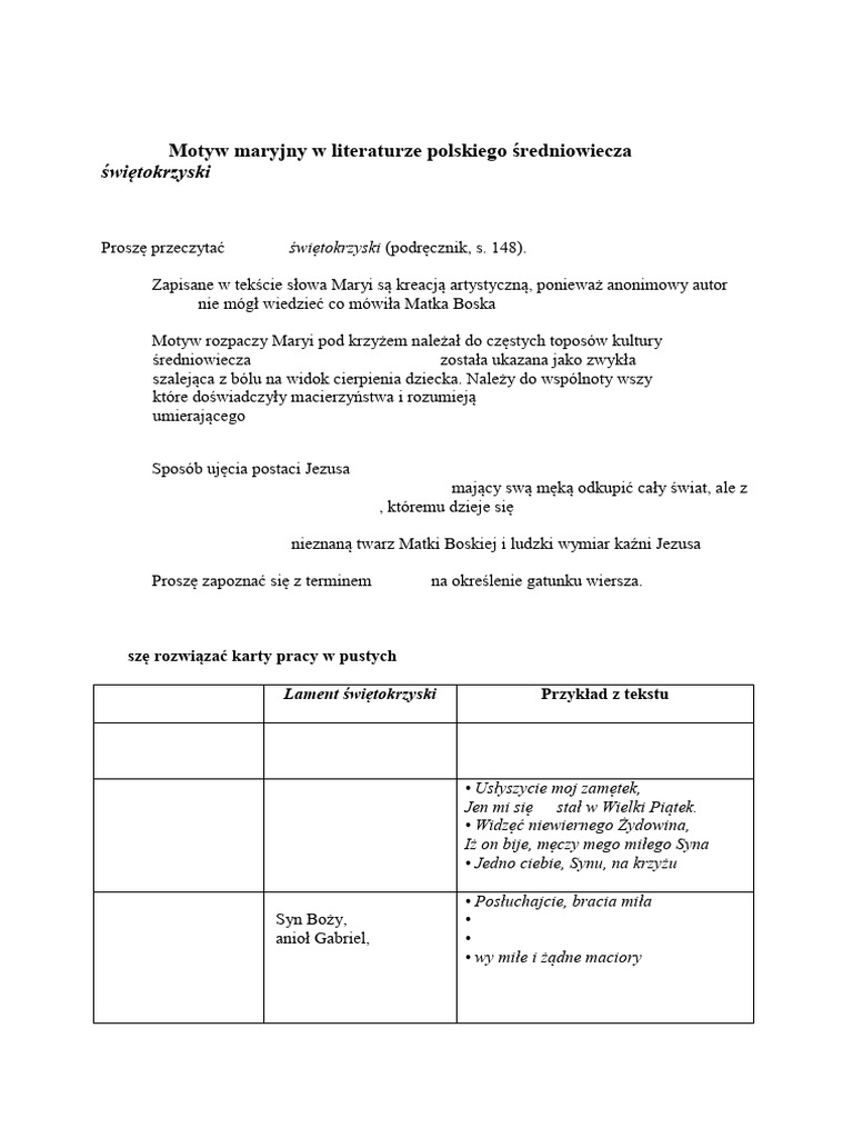 Lament Polikarp | PDF
