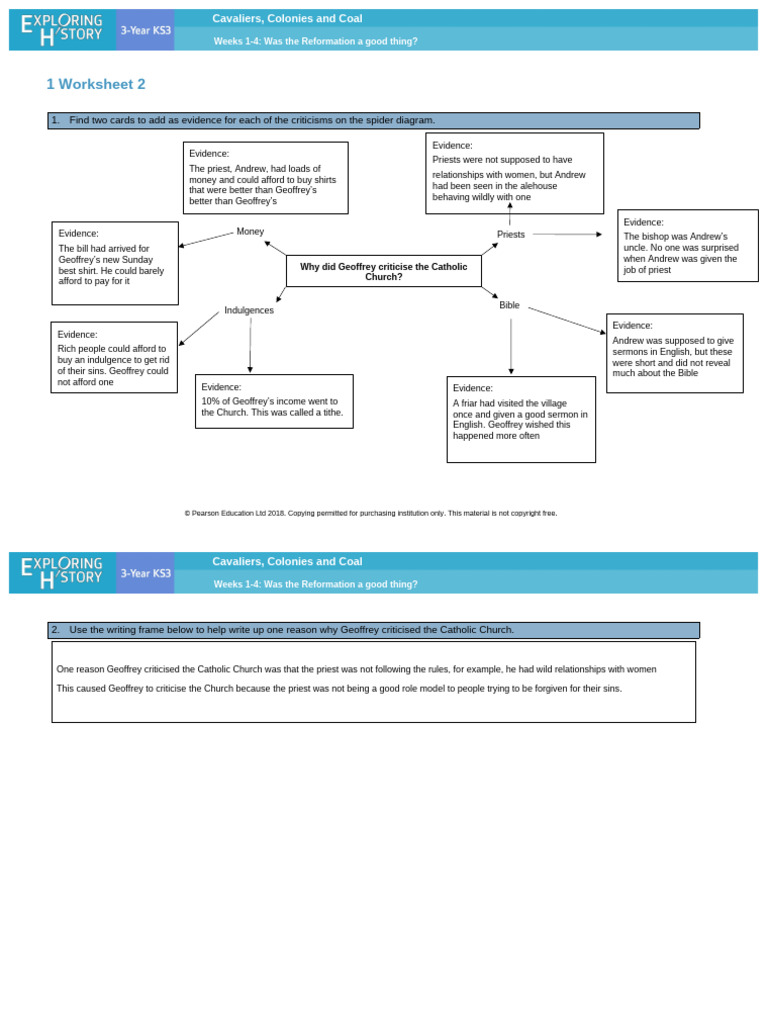 Worksheet Lesson 1 B | PDF