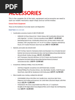 Boilermaker Tools and Equipment List | PDF | Computers