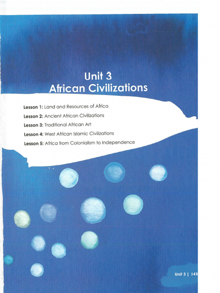 MSC Textbook - African Civilization | PDF