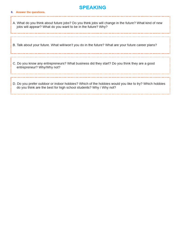 Future Jobs and Career Aspirations | PDF