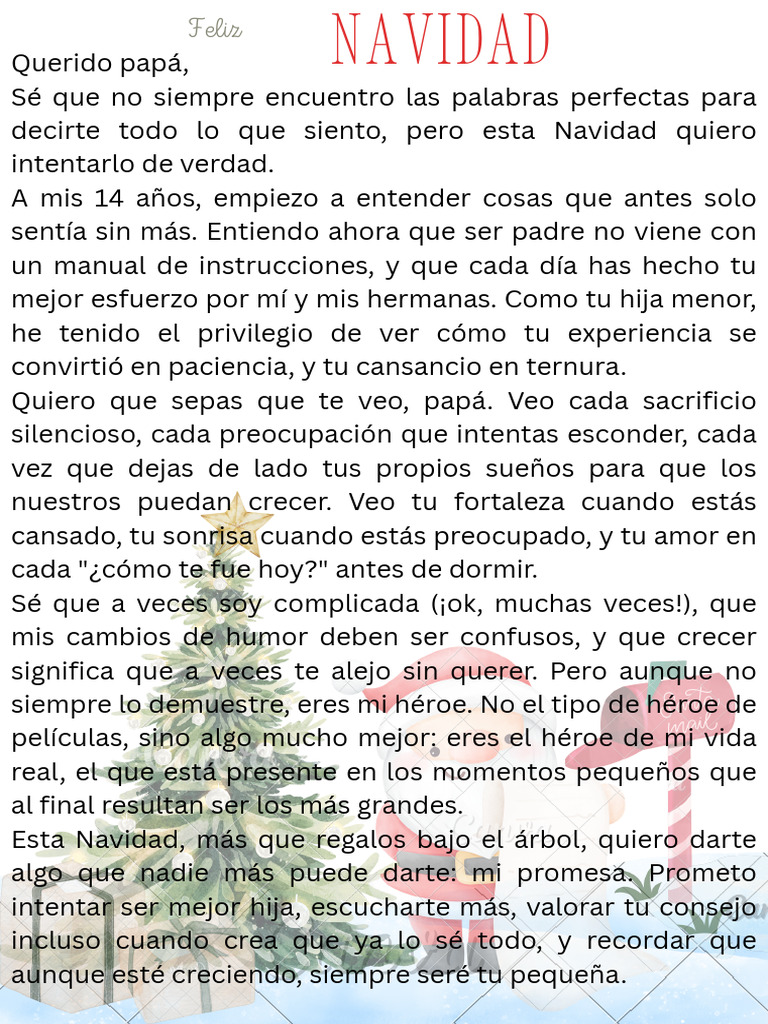Cartas de Navidad: Amor Familiar | PDF | Amor