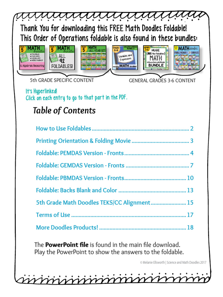 Order of Operations | PDF | Multiplication | Volume