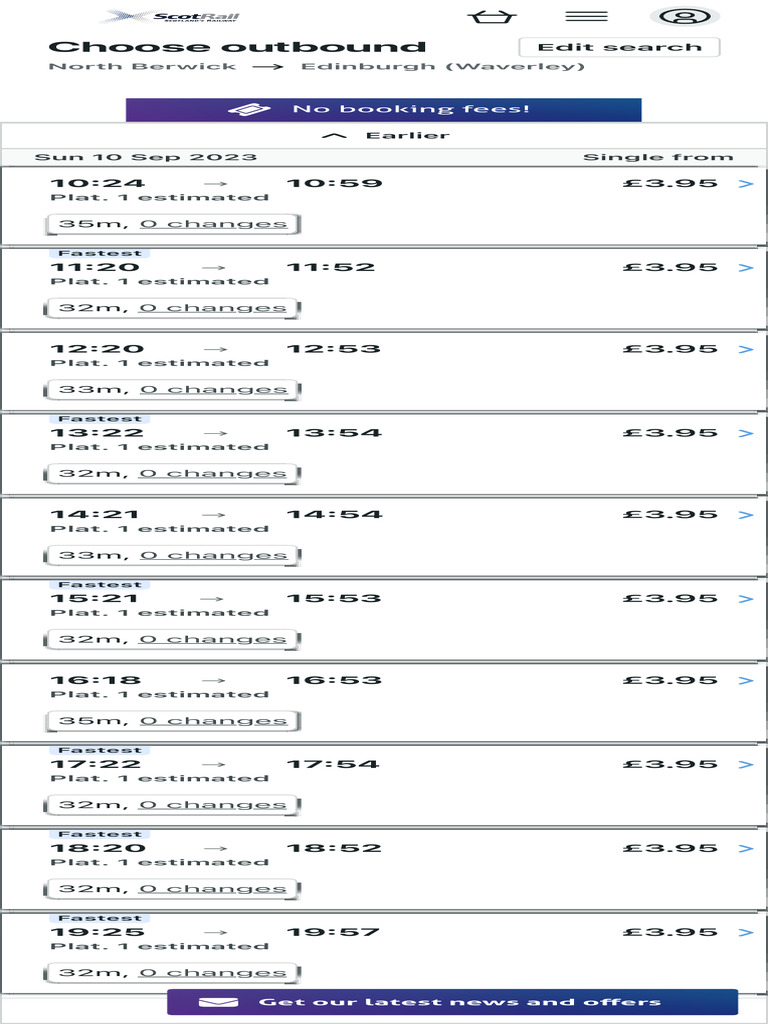 Train Tickets Times & Timetables Fares in Scotland ScotRail | PDF