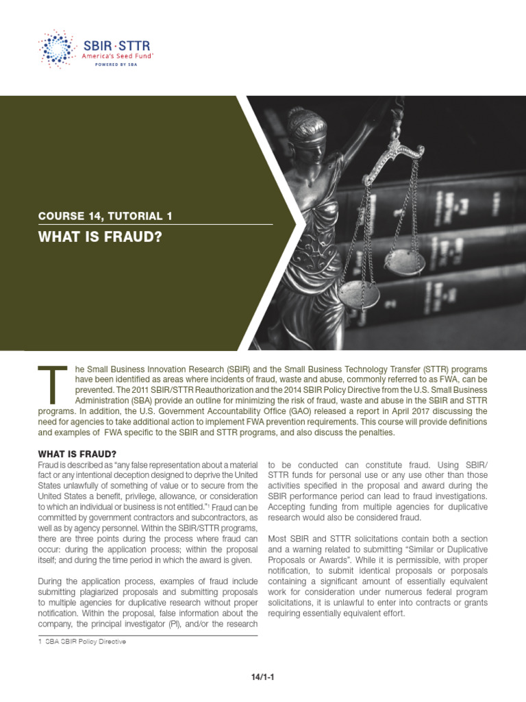 FWA Training | PDF | Fraud | Justice