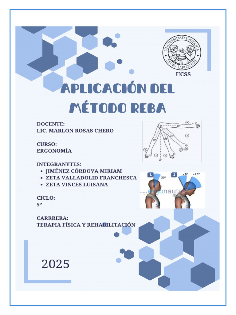Aplicación Del Método Reba Pdf Sistema Musculoesquelético