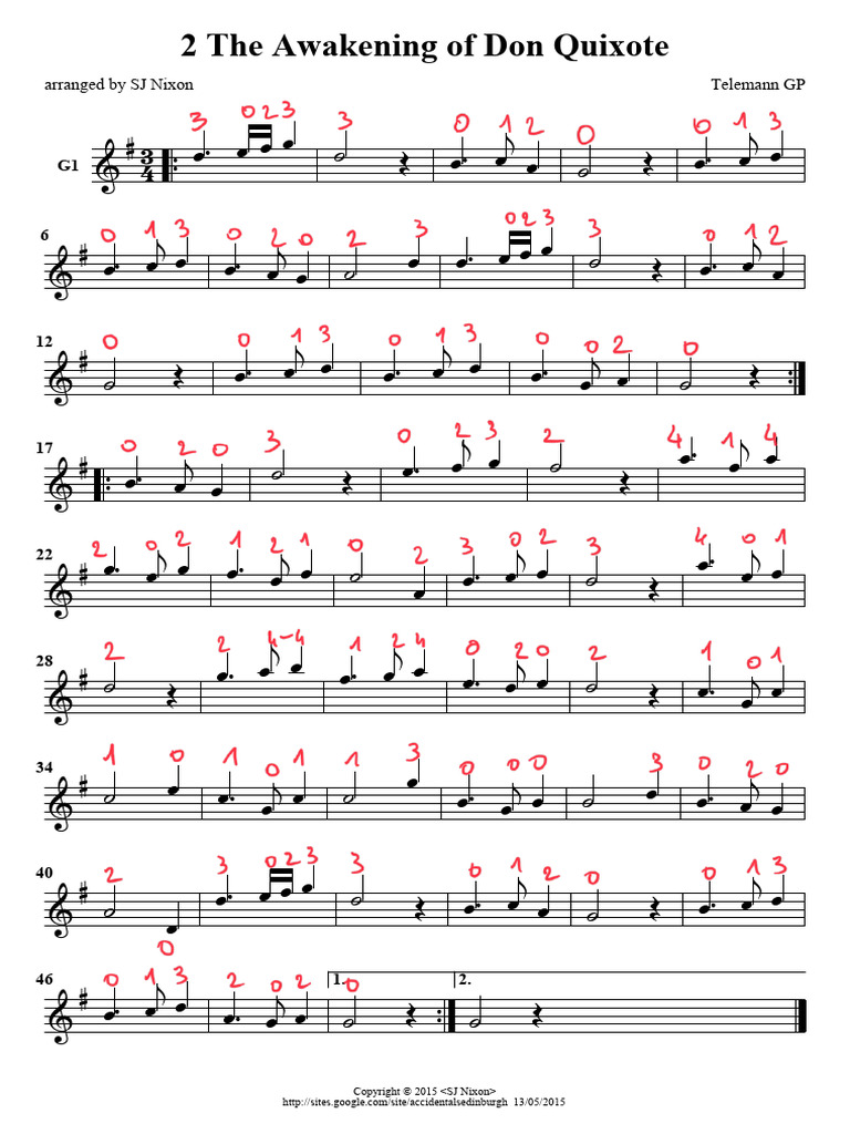 The Awakening of Don Quixote Score and Parts | PDF | Chess Theory | Chess