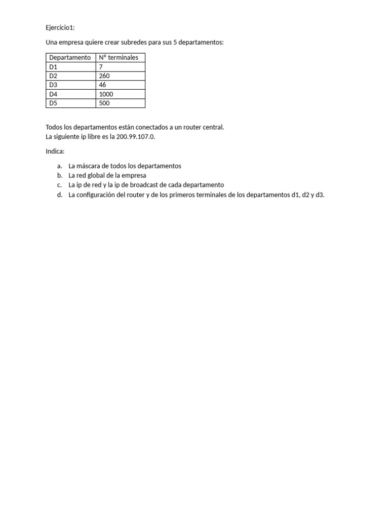 CIDR Paso A Paso | PDF | Dirección IP | Enrutador (Computación)