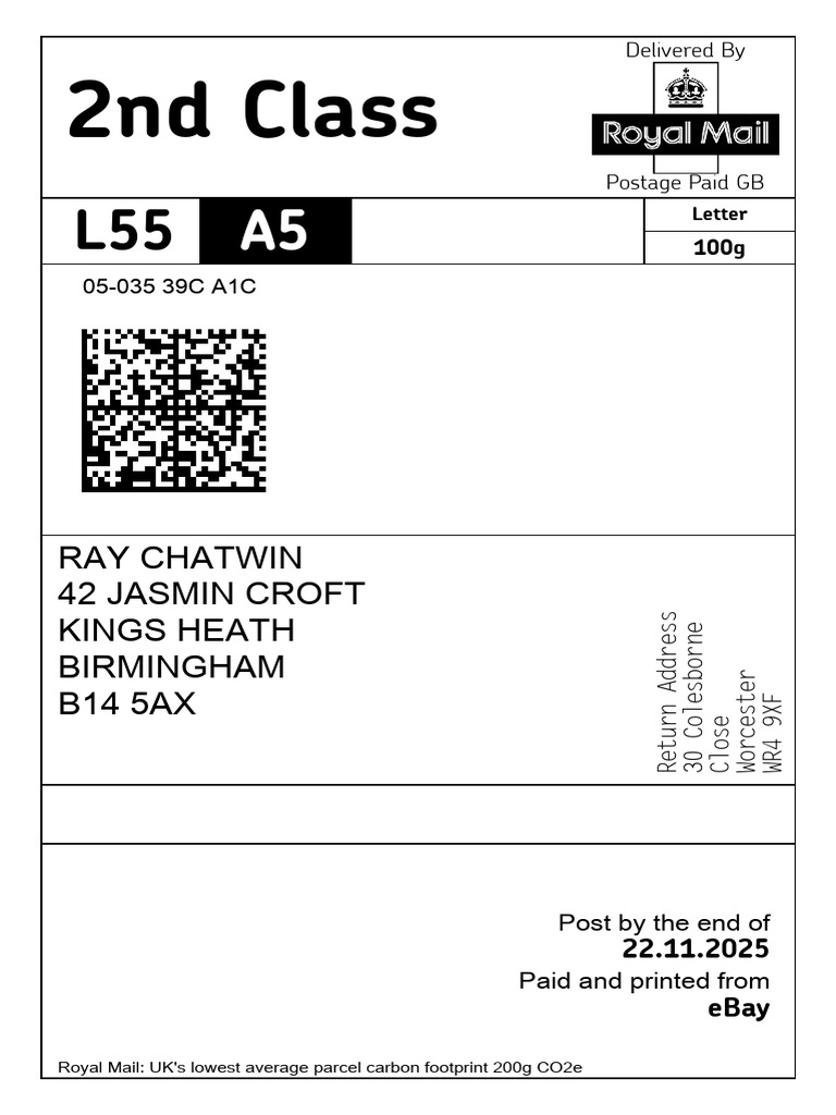 Ebay Label 21-13816-75118 | PDF