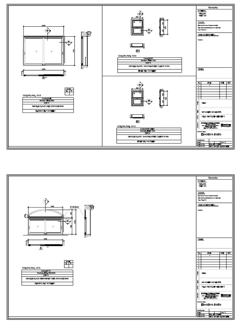 Shop Drawing - Phase 1 - Mr-Maher Abo-Elatta | PDF