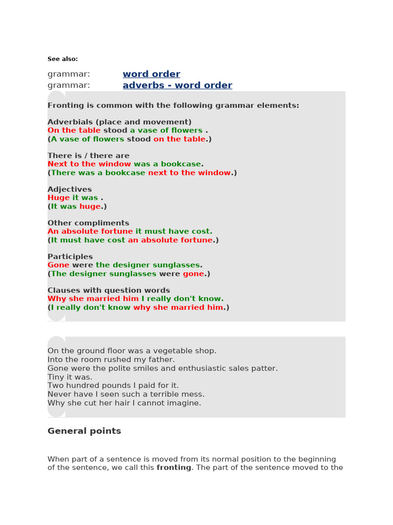 English_grammar_notes | PDF | Verb | Subject (Grammar)