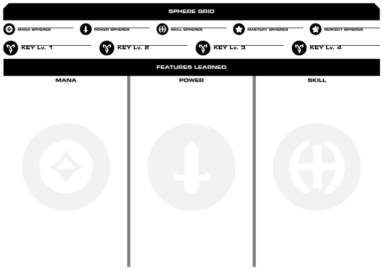 Sphere Grid Sheet | PDF