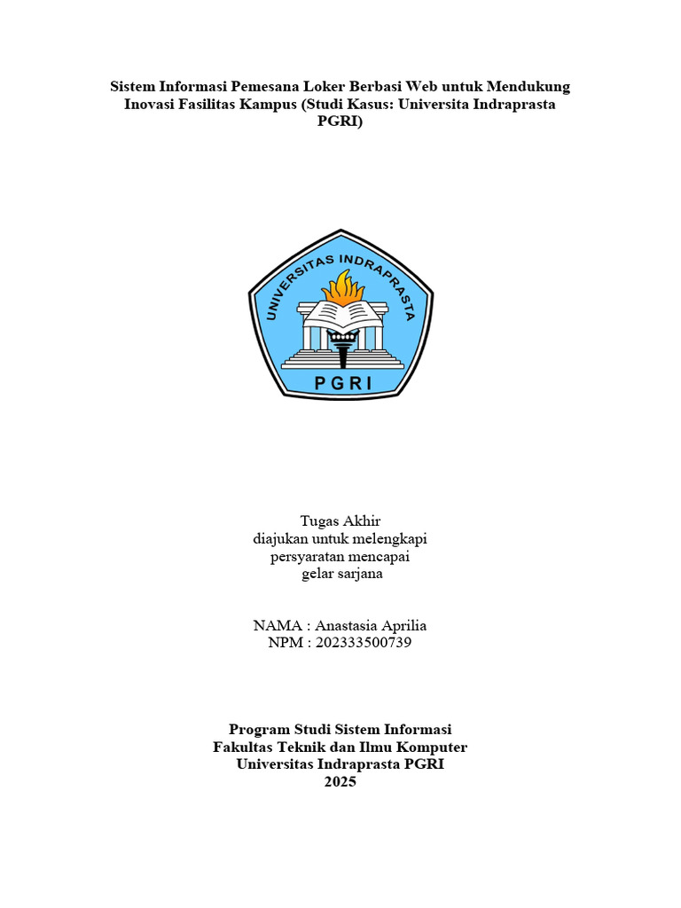 Cover Skripsi | PDF