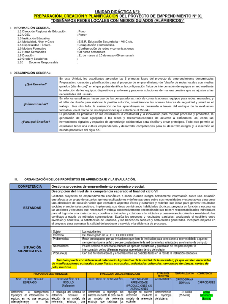 Unidad Ept Sft[1] | PDF | Evaluación | Iniciativa empresarial