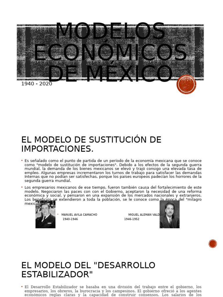 Modelos Económicos de México | PDF | Economias