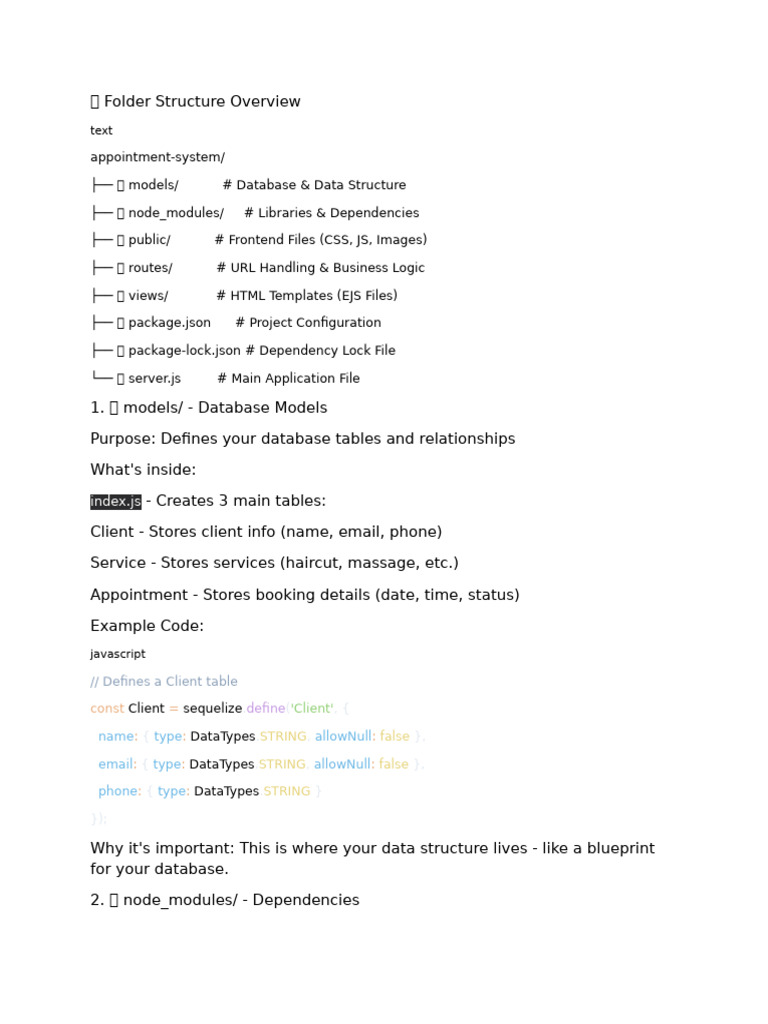? Folder Structure Overview | PDF | Databases | Java Script
