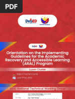 Overview of the ARAL Program 2025 | PDF | Human Communication | Teaching