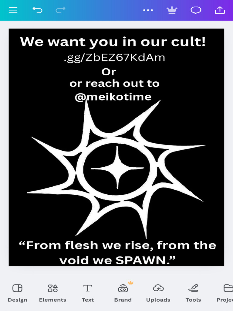 "From The Flesh We Rise, From The Void We SPAWN." - 595 × 842px | PDF