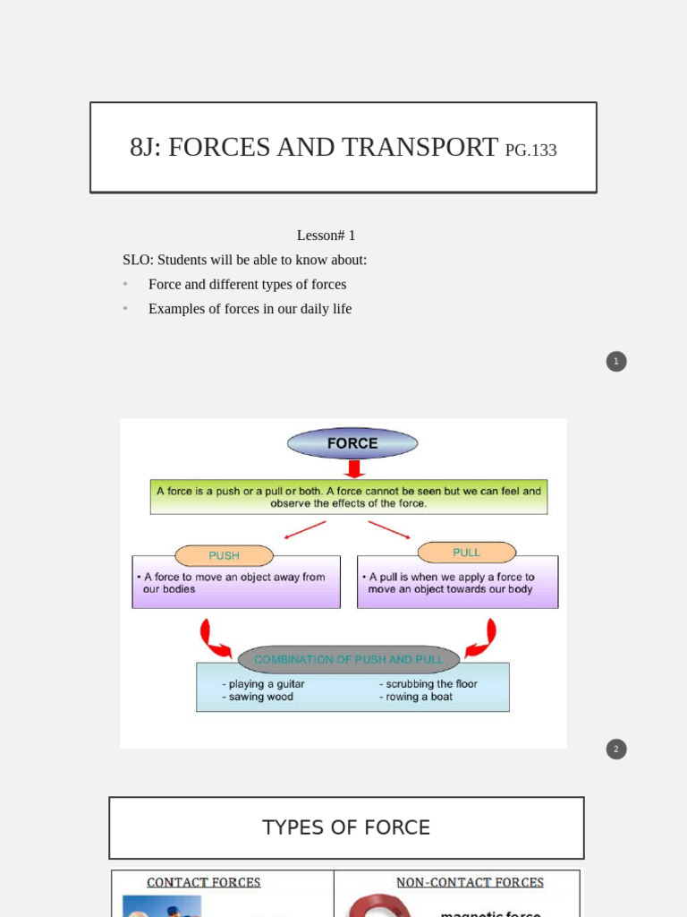 Chapter 8J Forces and Transport | PDF | Lever | Magnet
