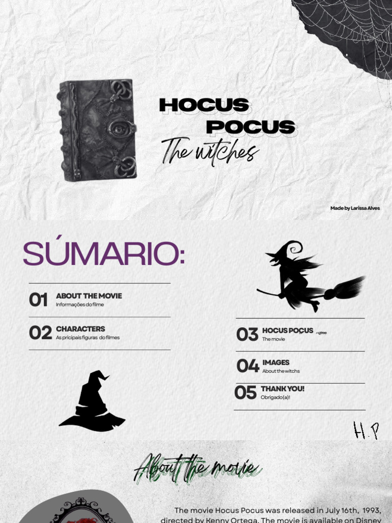 Hocus Pocus. | PDF | Films Directed | Walt Disney Pictures Films