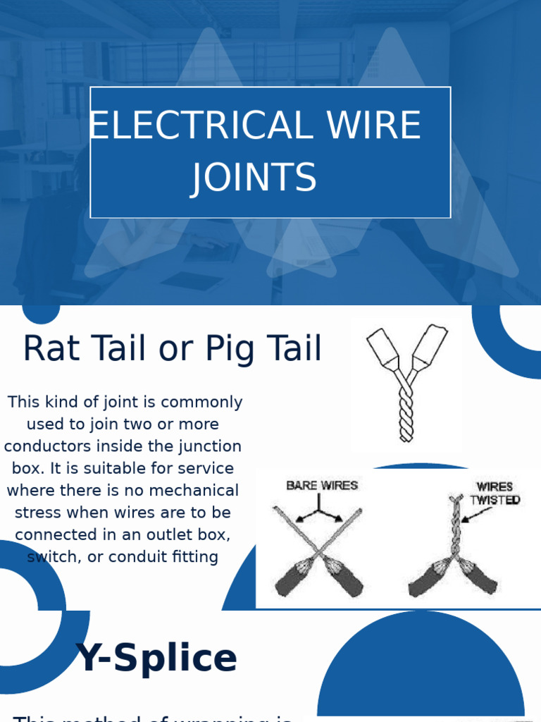 Types of Electrical Wire Joints | PDF