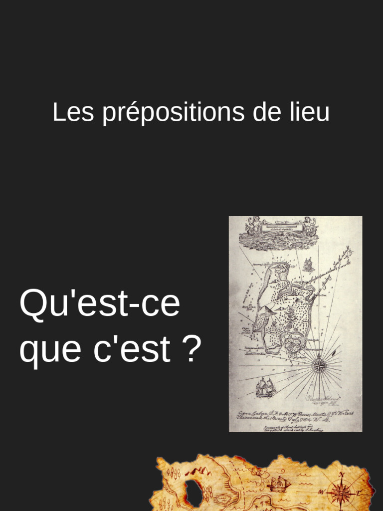 Prépositions de lieu et impératif français | PDF | Verbe | Sujet ...