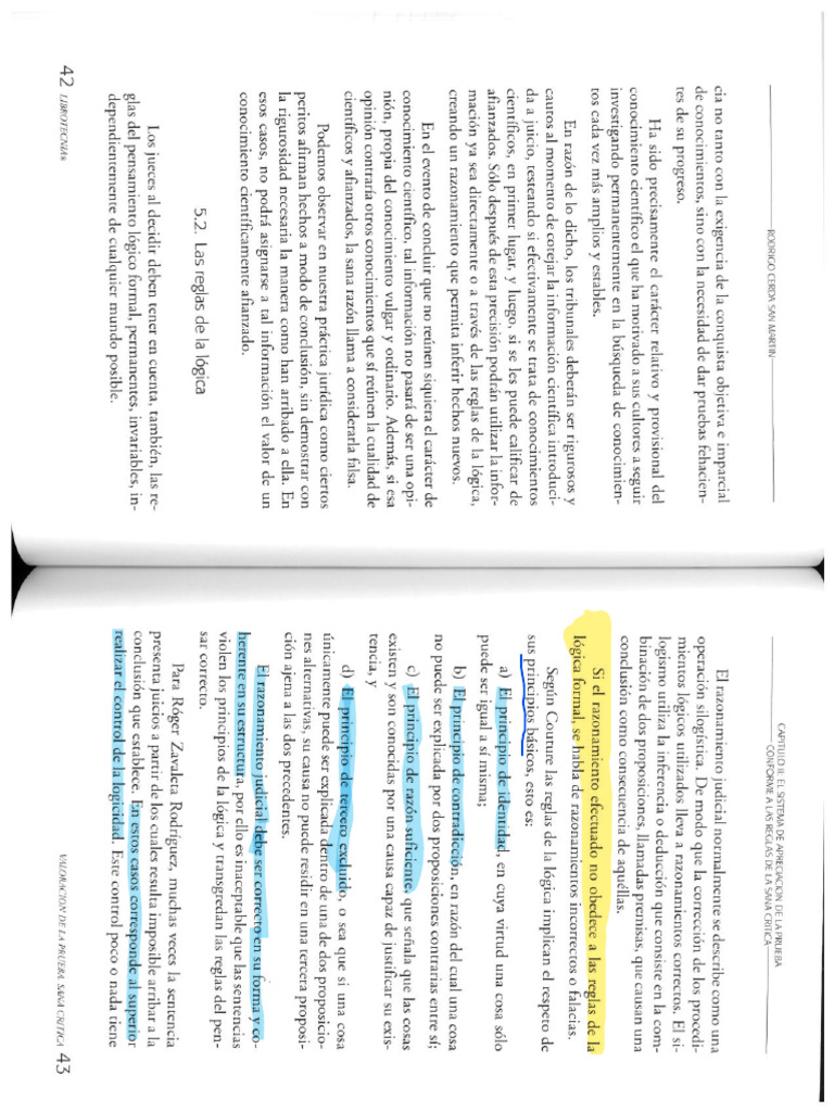 Valoración de La Prueba, Sana Crítica. Rodrigo Cerda San Martín | PDF