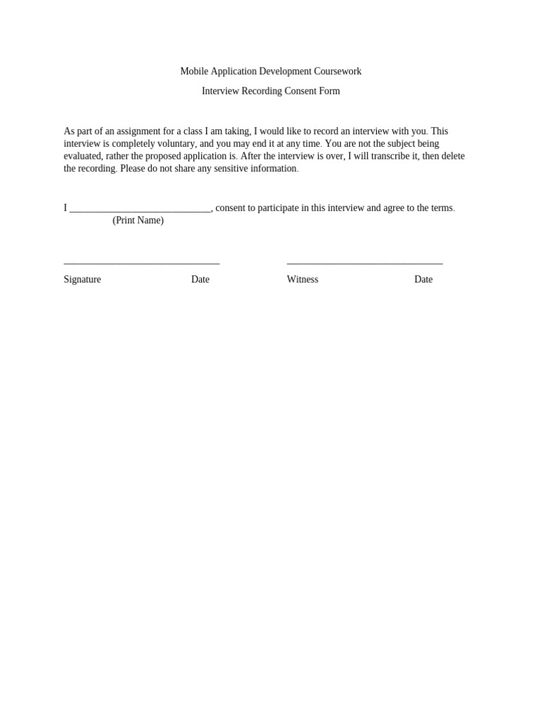 Consent Form | PDF