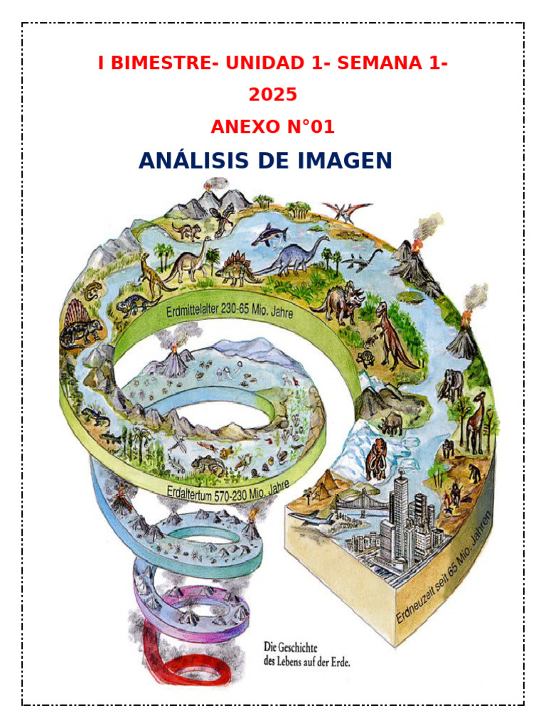 Anexos - Unidad 1 - Semana 1 - Ciencia 4°-2025 | PDF | Paleontología
