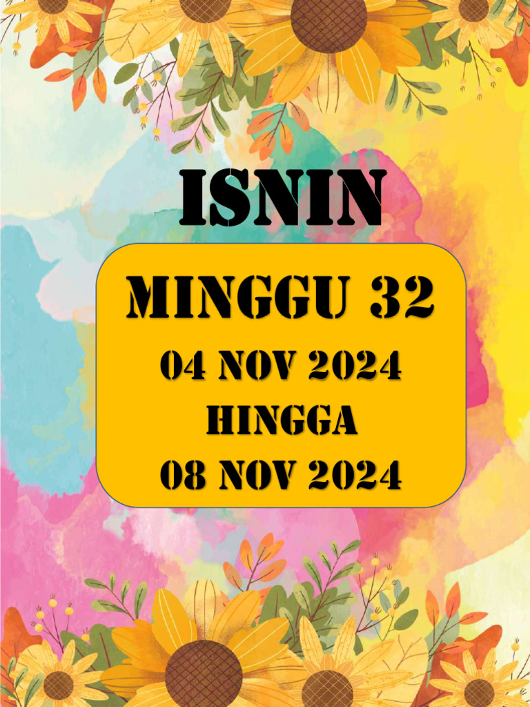RPH MINGGU 32 2024 | PDF
