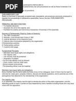 Parliamentary Meeting Script Example | PDF | Group Decision Making ...