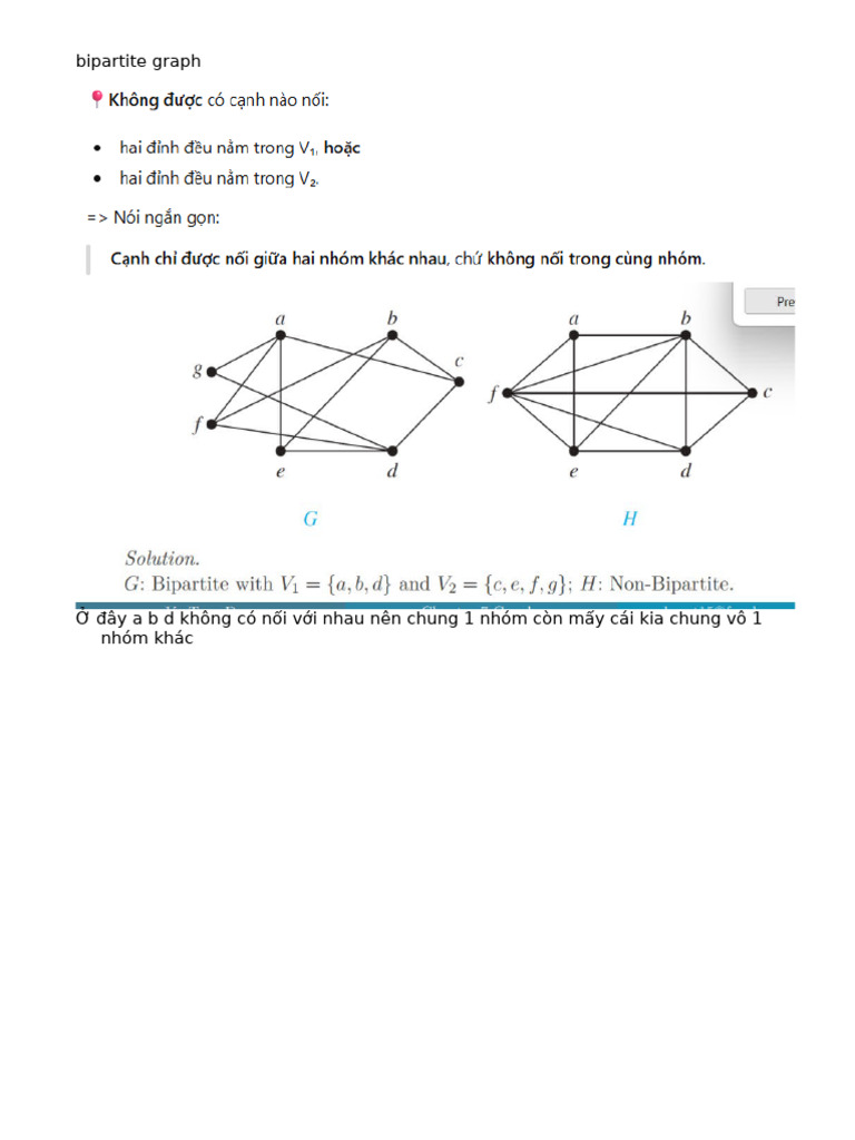 Bipartite Graph | PDF