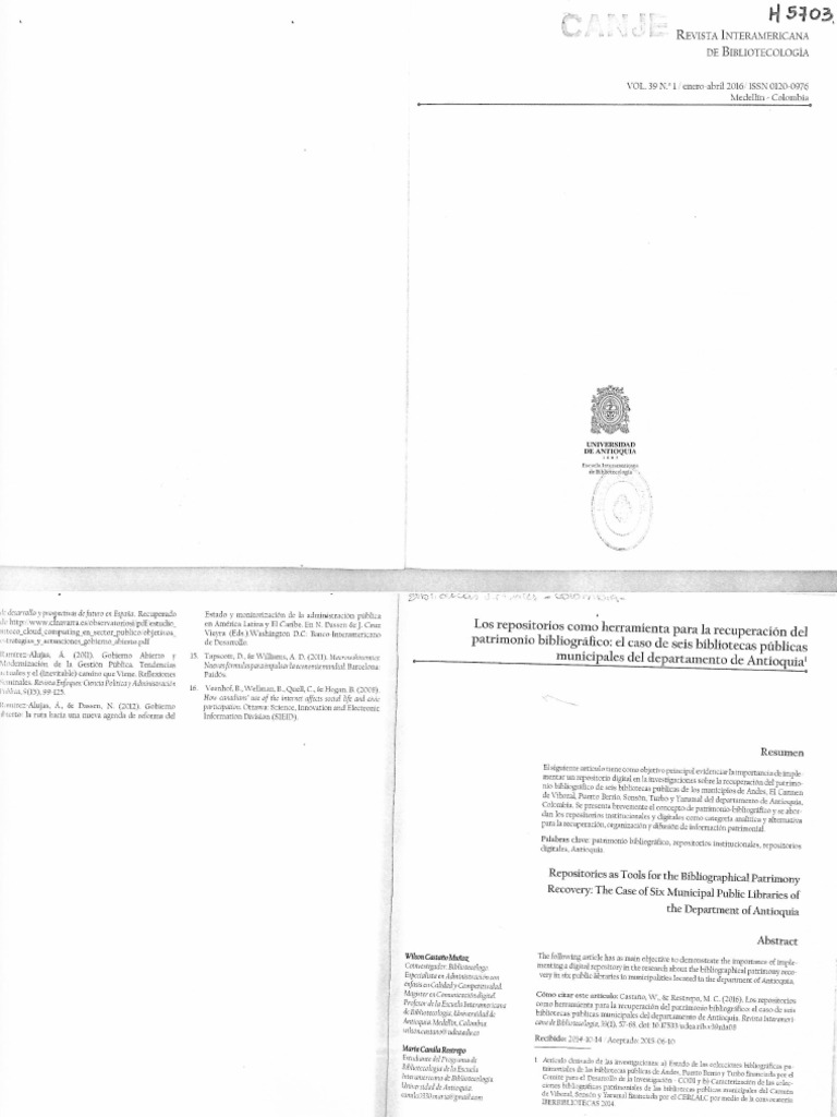 Los Repositorios Como Herramienta.. | PDF