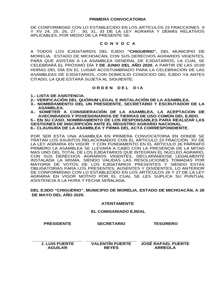 Posesion Ejidal | PDF | Gobierno