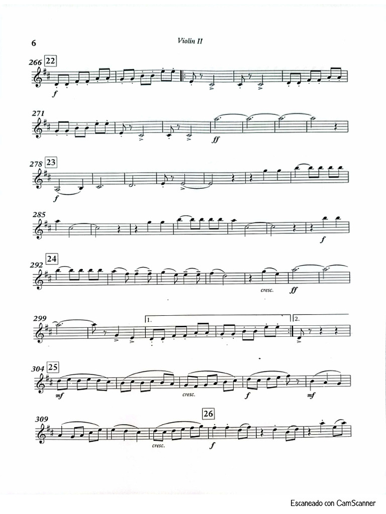 Violin II Alma Llanera | PDF
