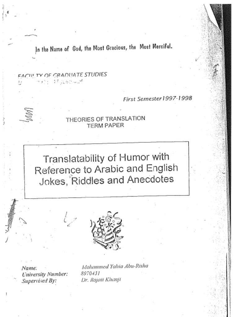 Translation of Jokes | PDF