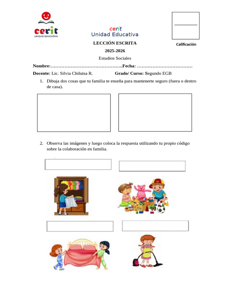 Lección La Familia | PDF