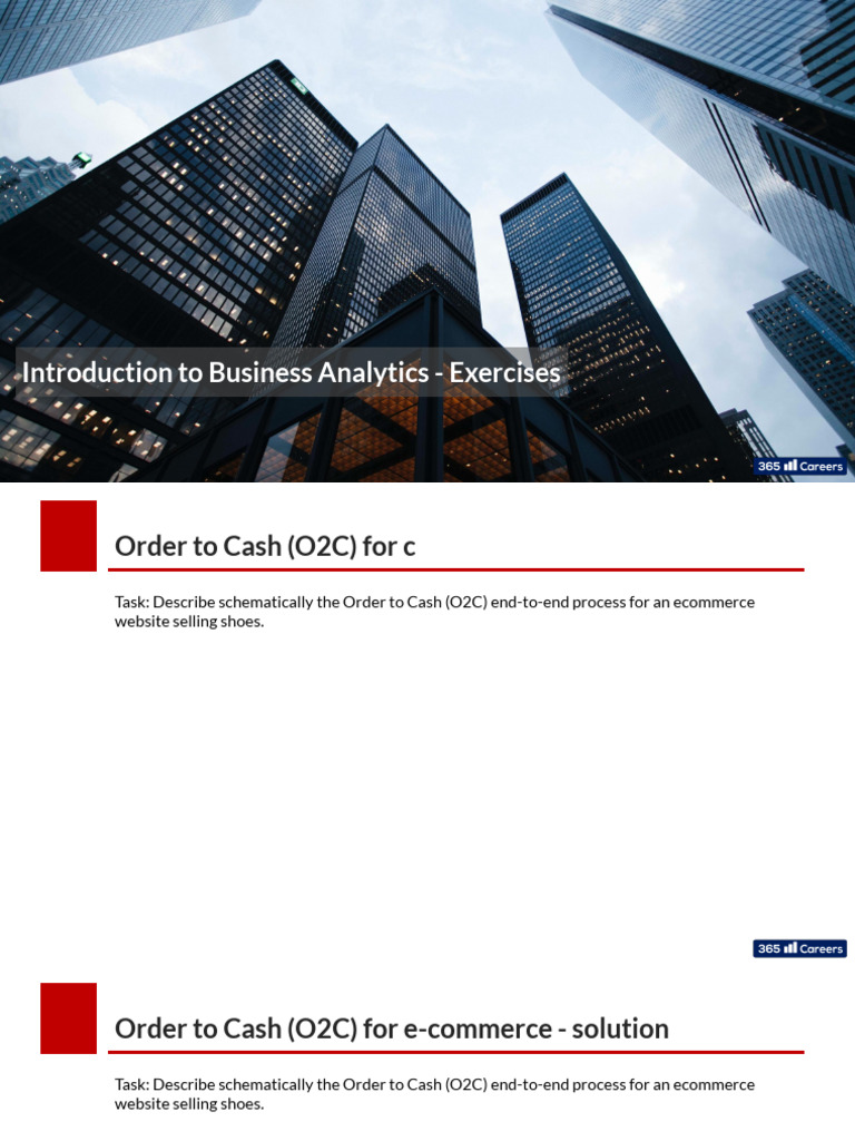 Order to Cash Process for E-commerce | PDF