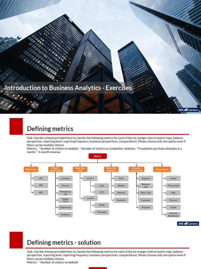 3.3+Defining+Metrics Solution | PDF | Performance Indicator | Chief ...