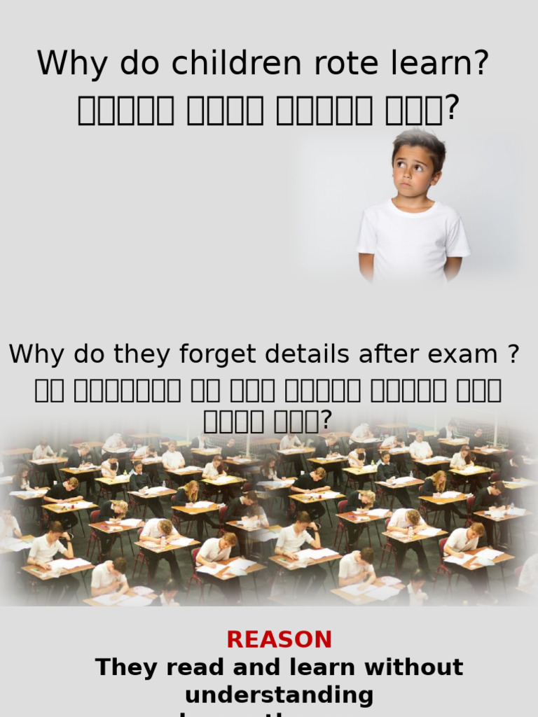 Why Do Children Rote Learn | PDF