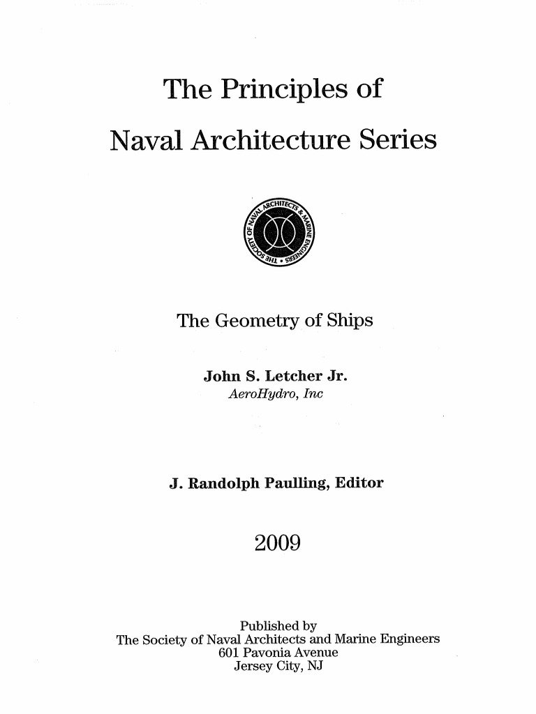 The Geometry of Ships by John S. Letcher JR | PDF