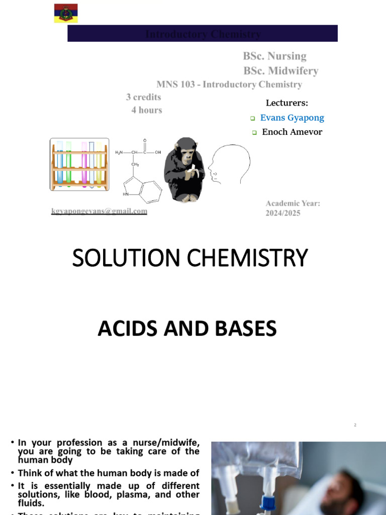 Chemistry (3) - Solution Chemistry | PDF | Solvation | Acid
