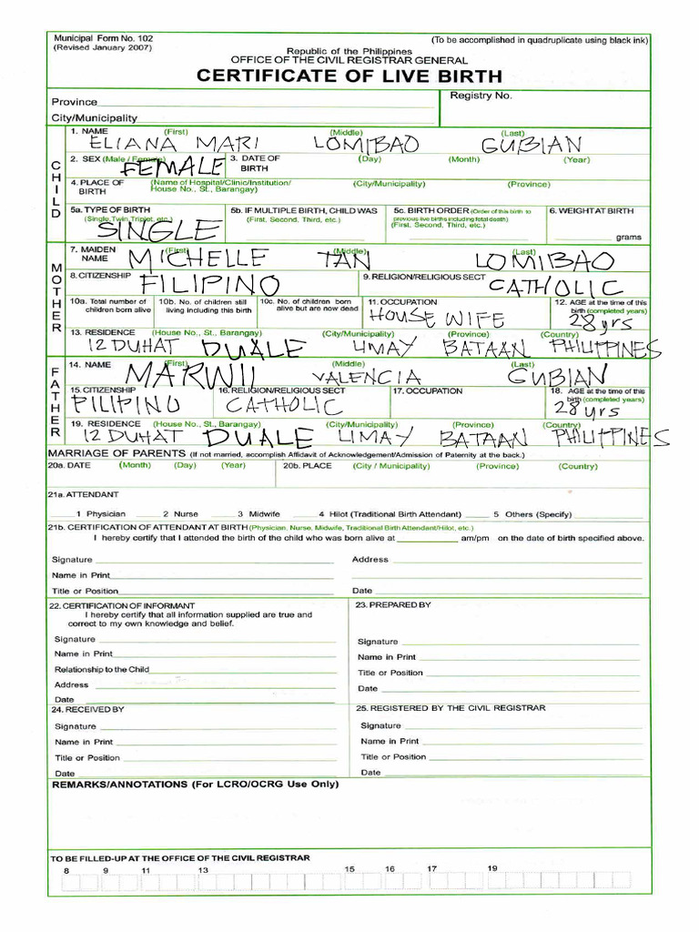 Cheat Sheet Live Birth | PDF