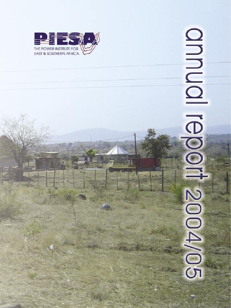 Power Institute For East and Southern Africa (PIESA) | PDF | Audit ...