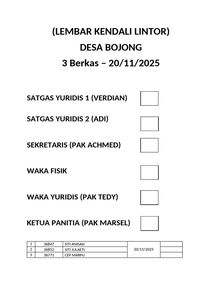 Lintor Ekspedisi Bojong Vi | PDF